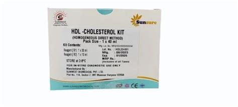 Sunsure Hdl Cholesterol Kit At Rs In Manesar ID