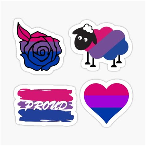 Bisexual Sticker Pack Sticker By Nivi05 Redbubble
