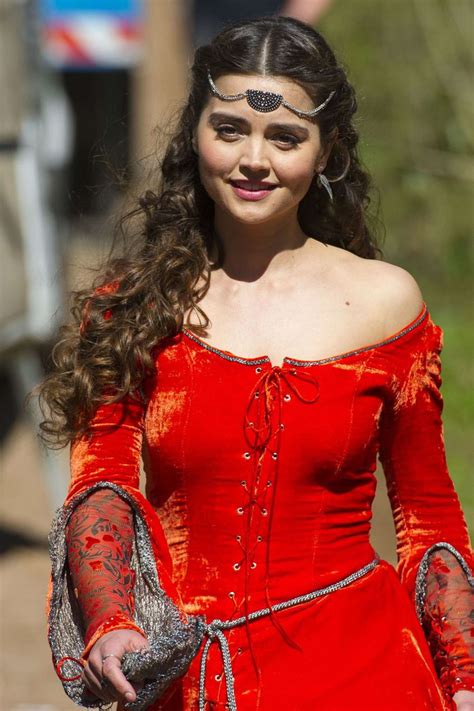 Jenna Louise Coleman Doctor Who Robots Of Sherwood” Stills Gotceleb