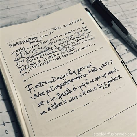Password Book Cover Design Stable Diffusion Online