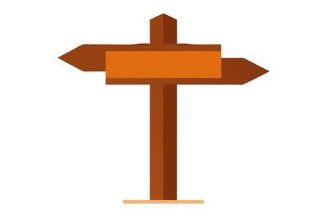 Premium Vector Direction Sign Vector On White Background