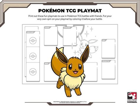 Pokemon Tcg Playmat Eevee