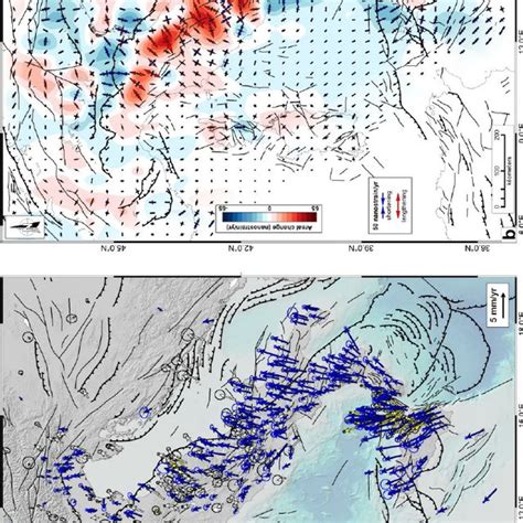 Simplified Tectonic Map Of Italy And Surrounding Areas Main Tectonic