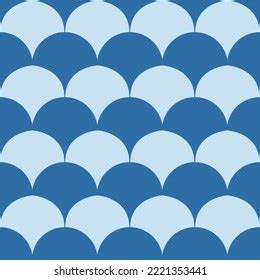 Traditional Arabic Pattern Seamless Background Blue Stock Vector Royalty Free 2221353441