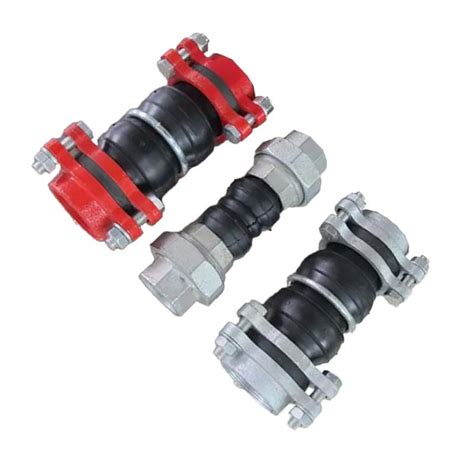 Threaded Type Pipe Fitting Rubber Expansion Joint Connector Rubber
