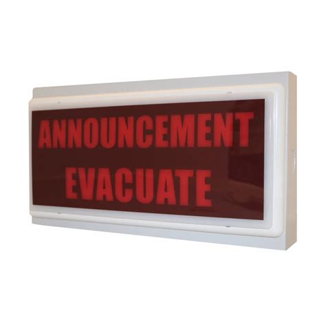 Wheelock Emergency Sign Message Display For Safepath Series Lemd M