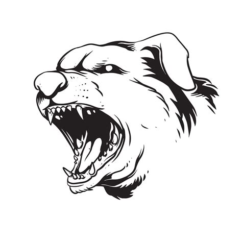 Barking Pitbull Tattoos