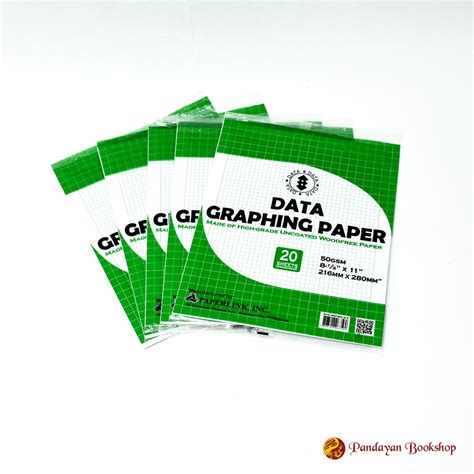 Data Graphing Paper 20 Sheets 50 Gsm 85x11 Shopee Philippines