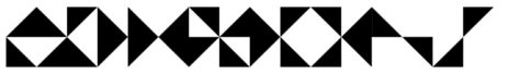 Triangles Regular Font Decorative Display Modern What Font Is