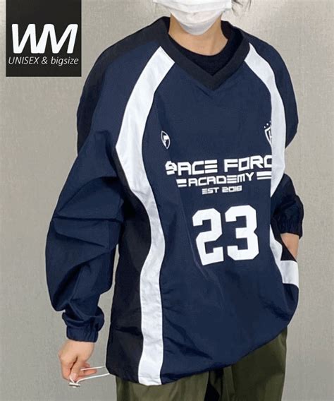 ~3xl왕박시밑단스트링 핏조절 가능 24ss 오버핏 배색 V넥 나일론 맨투맨 유니폼 남녀공용 빅사이즈 3070 에이블리