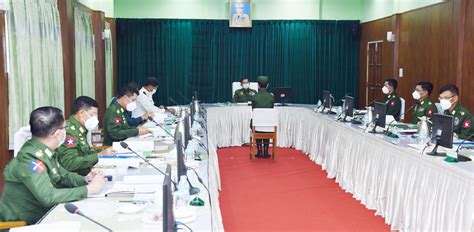 တပ်မတော်ကာကွယ်ရေးဦးစီးချုပ် ဗိုလ်ချုပ်မှူးကြီး မင်းအောင်လှိုင် တပ်မတော