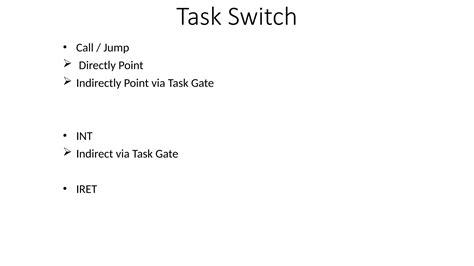 Task Switching In Advanced Microprocessor Pptx
