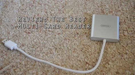 REVIEW The Unitek Digital Multi Card Reader YouTube