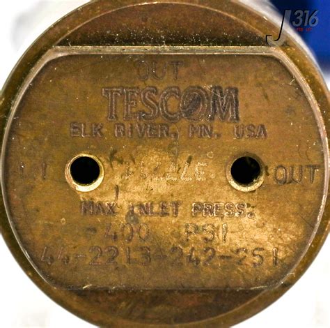 20110 Tescom Single Stage Regulator Psig Max 250 W Gauge 44 2213 242 251 J316gallery