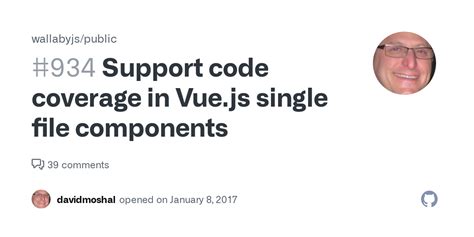 support code coverage in vue js single file components · issue 934 · wallabyjs public · github