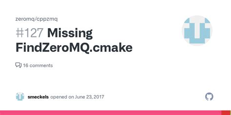 Missing FindZeroMQ Cmake Issue Zeromq Cppzmq GitHub