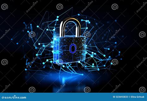 Digital Fingerprint Scanner Enhancing Security Biometric Identity Stock Image Image Of