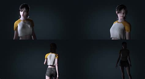 数字人，虚拟角色，三维角色视频素材下载