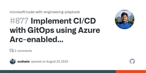 Implement Cicd With Gitops Using Azure Arc Enabled Kubernetes Clusters · Issue 877 · Microsoft