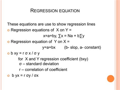 Regression Types Of Regression Application Of Regression Methods Pptx