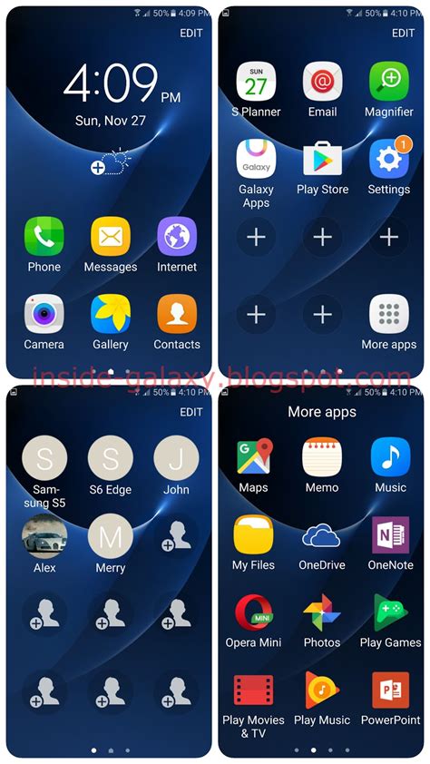 Inside Galaxy Samsung Galaxy S Edge How To Enable Easy Mode Feature In Android Marshmallow