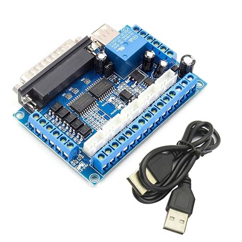 USB Adapter Breakout Board For MACH3 Parallel Port Control Computer CNC