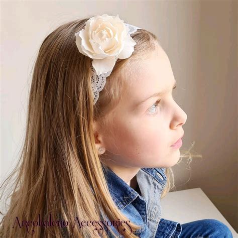 Лента за глава с ръчно изработено цвете Handmasters Bg