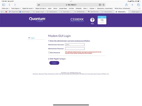 Router Admin Password R Centurylink
