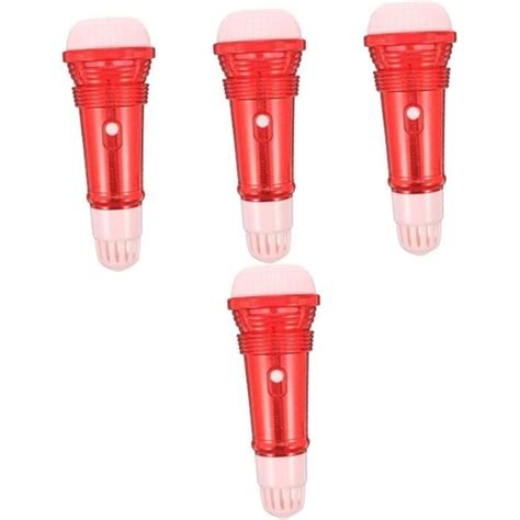 4 Pièces Microphone Décho Modèle De Mini Micros Jouet De Microphone