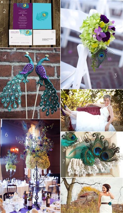 Peacock Wedding Ideas Wedding Themes Emmaline Bride Peacock