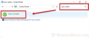 How To Disable Sync Center In Windows 10
