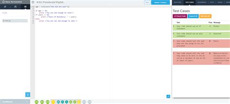 python 4 4 6 presidential eligibility r codehs
