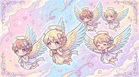 Free Angelic Chibi Cherubs Image Cherub Angel Chibi Download At