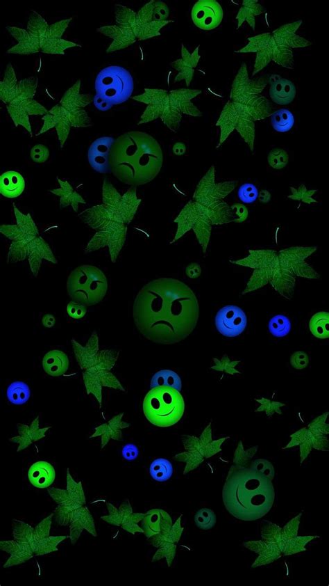 Weed Leaf Background For Iphone
