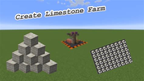 Minecraft Create Mod Limestone Farm Tutorial Youtube