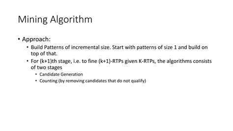 PPT Mining Recent Temporal Patterns For Event Detection In