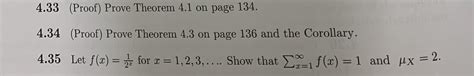 Solved 4 33 Proof Prove Theorem 4 1 On Page 134 4 34 Chegg Com