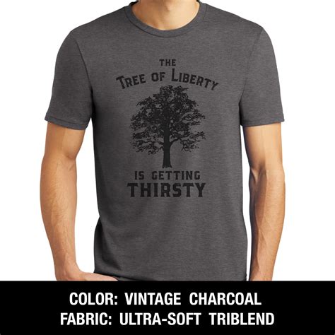 Thirsty Tree Of Liberty T Shirt Thomas Jefferson History American Revolution Etsy