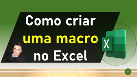 Como Criar Macro No Excel