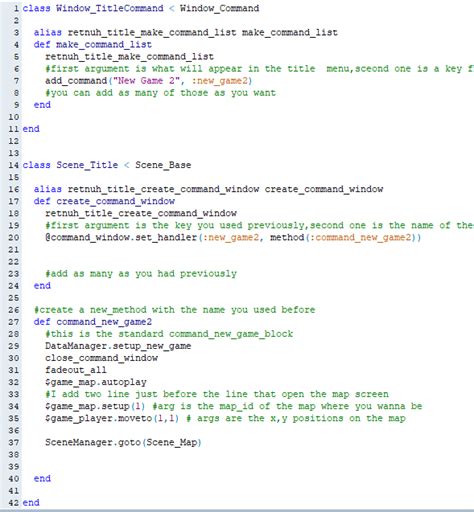 options on title screen rpg maker forums