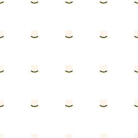 흰색 배경에 흰색 패트릭 모자 파티 장식 행복 축제 배경 국가 상징 프리미엄 벡터