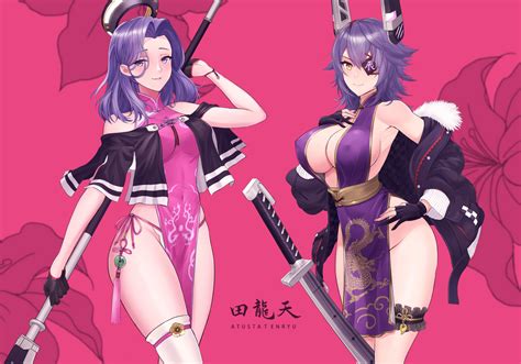 Tenryuu And Tatsuta Kantai Collection Drawn By Odachu Danbooru