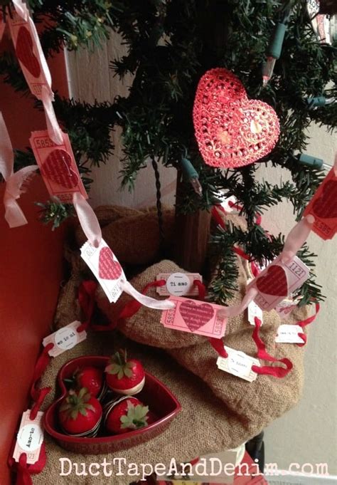 How To Decorate A Valentine Tree Duct Tape And Denim