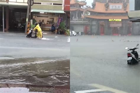 雨彈來襲！「19縣市」發布豪大雨特報 台南3小時雨量破百、已有7處淹水 上報 焦點