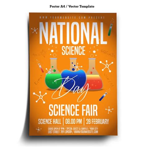 National Science Day Poster Vectors And Illustrations For Free Download