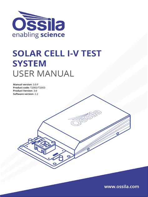 Solar Cell Iv Test System Pdf Computer File Comma Separated Values