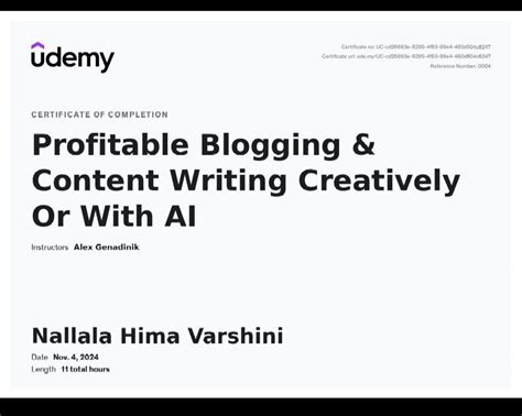 Drnhima Varshini On Linkedin Sru Srusosh Udemy