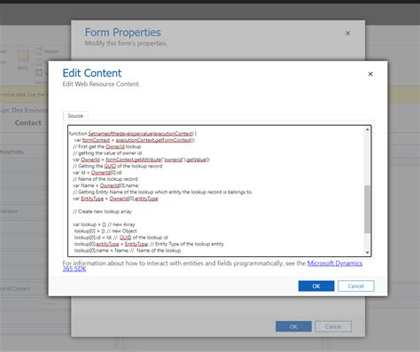 How To Set A Lookup Field To Another Lookup Field Using Javascript In Ms Dynamics 365 Crm