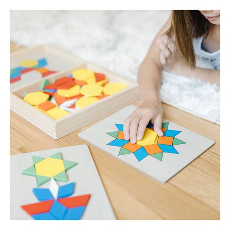 Melissa And Doug Pattern Blocks And Boards Hobbycraft