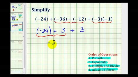 Integer Order Of Operations Calculator